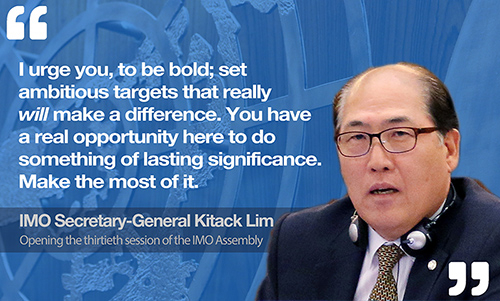 IMO Secretary-General outlines challenges facing the Organization