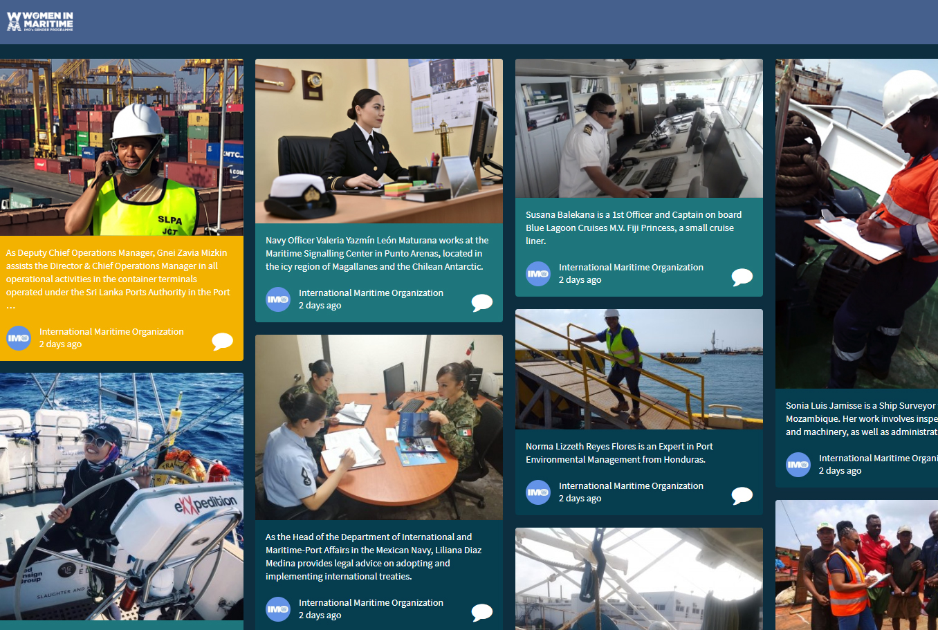 The power of visibility – IMO launches photo search for women in maritime