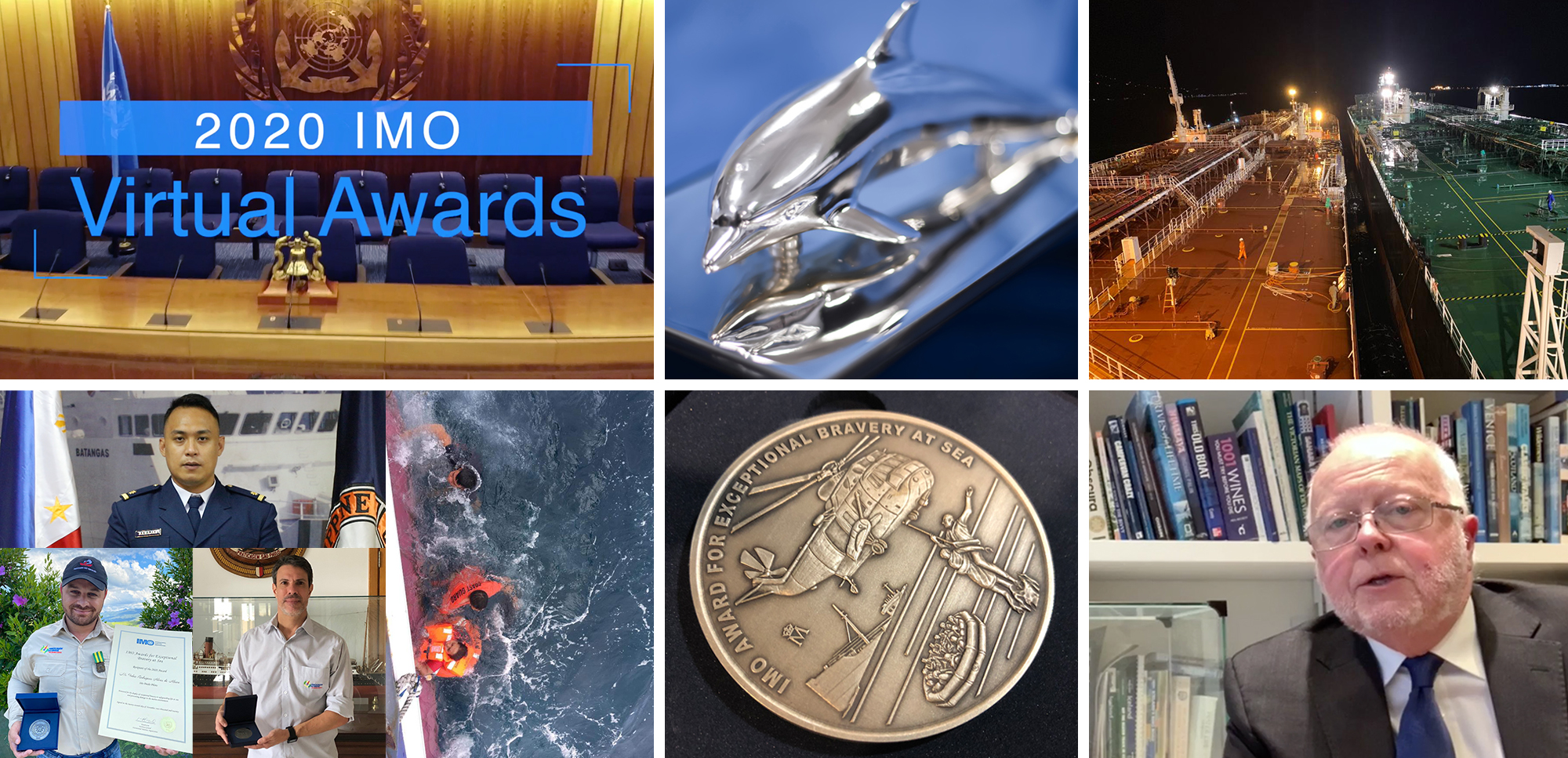 Exceptional maritime people honoured at virtual IMO awards