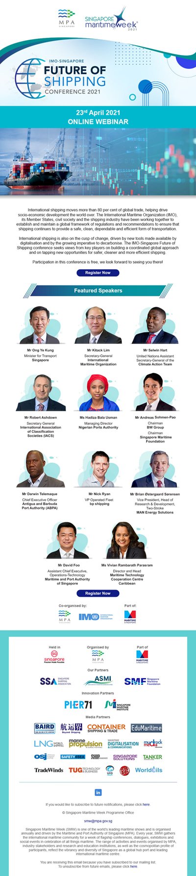IMO-Singapore Future of Shipping Conference