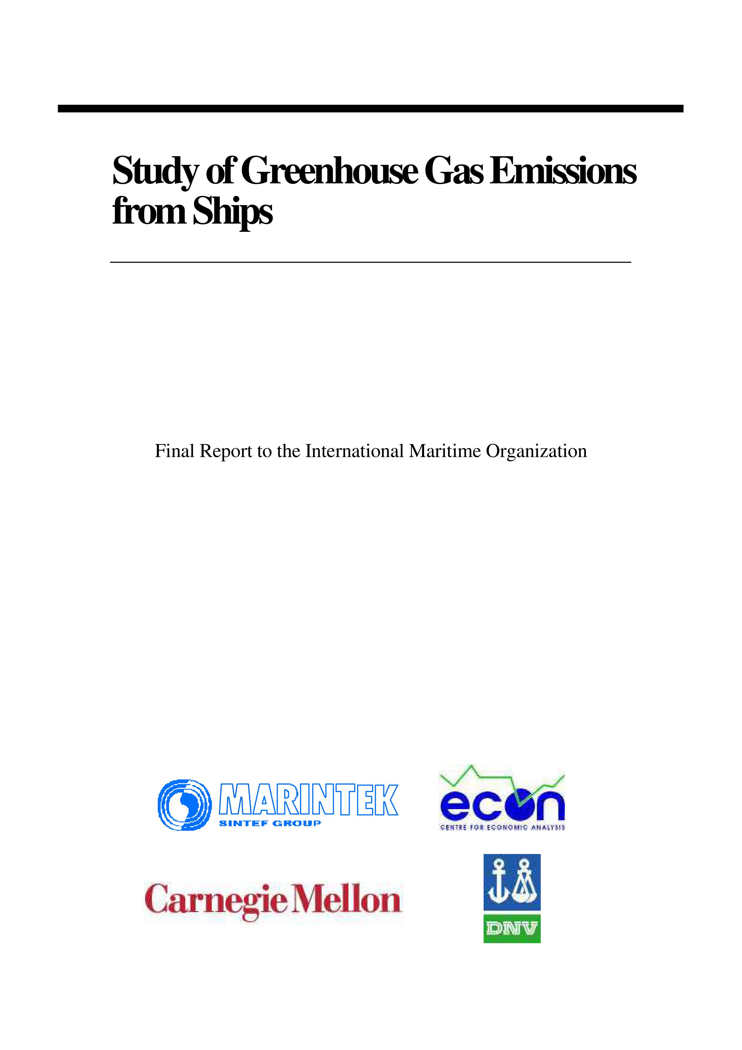 IMO GHG studies